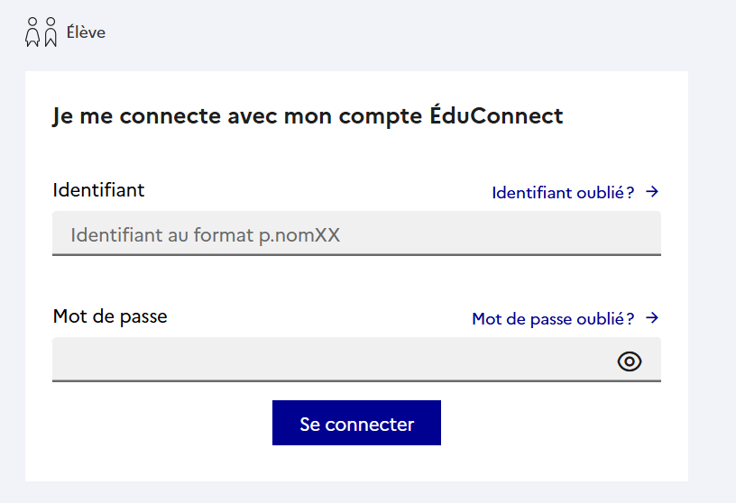 EduConnect, guichet d'authentification unique - Drane - Site de Créteil